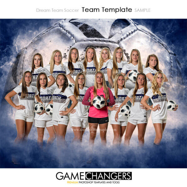 Dream Team Soccer Photoshop Templates + Tutorial ⋆ Game Changers by ...