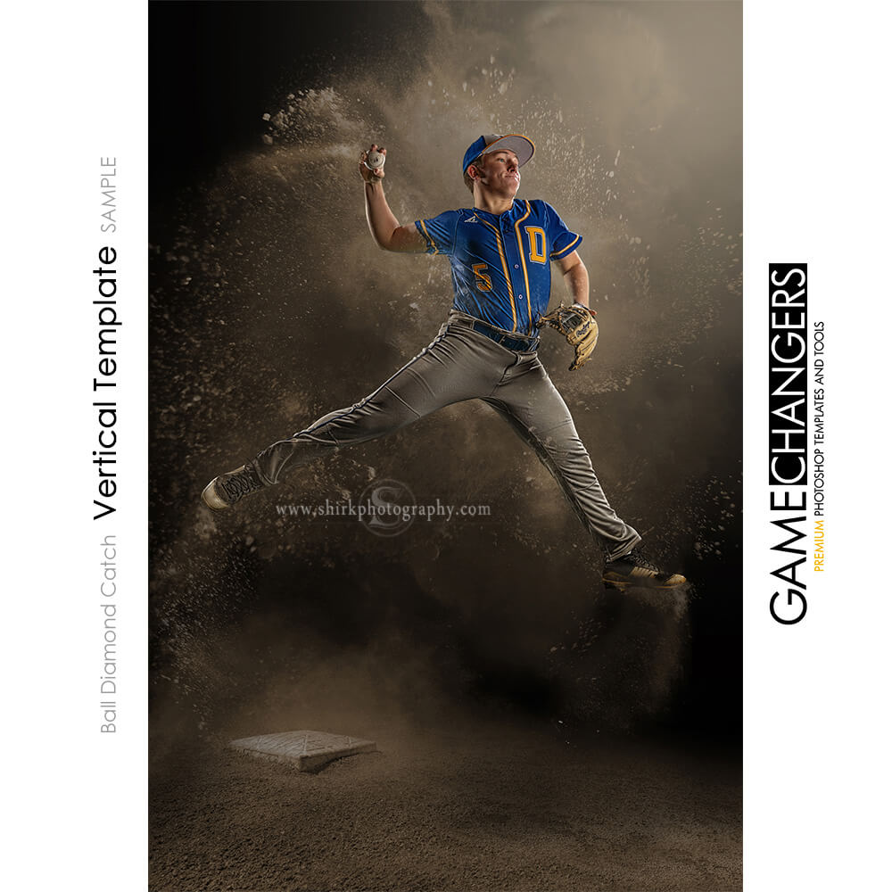 Ball Diamond Catch Photoshop Template + Tutorial ⋆ Game Changers by ...