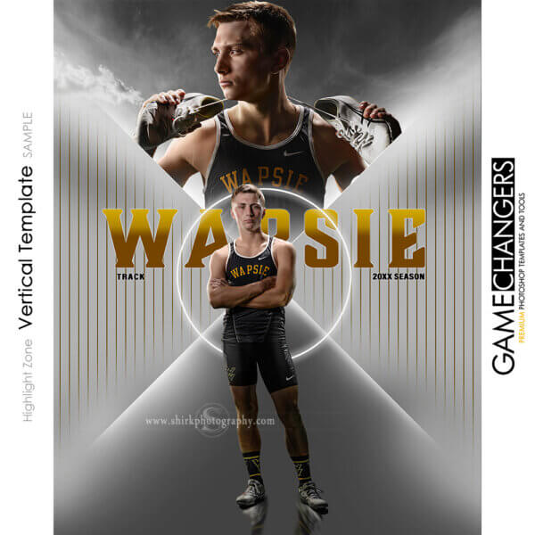 Highlight Zone Photoshop Template + Tutorial ⋆