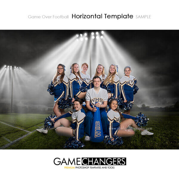 Game Over Football Photoshop Template + Tutorial ⋆ Game Changers by ...