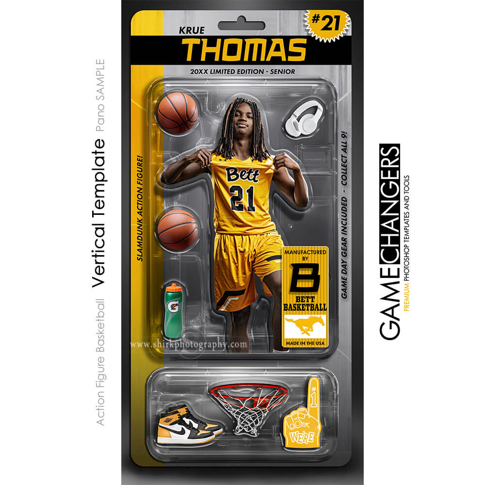 Action Figure Basketball Photoshop Templates + Tutorials ⋆ Game ...