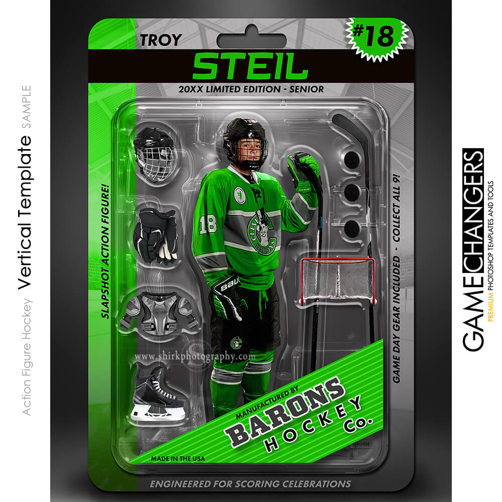 Action Figure Hockey Photoshop Templates + Tutorials ⋆ Game Changers by ...
