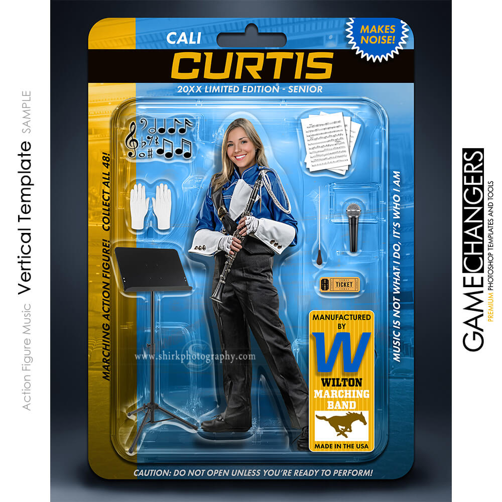 Action Figure Music Photoshop Templates + Tutorials ⋆ Game Changers by ...
