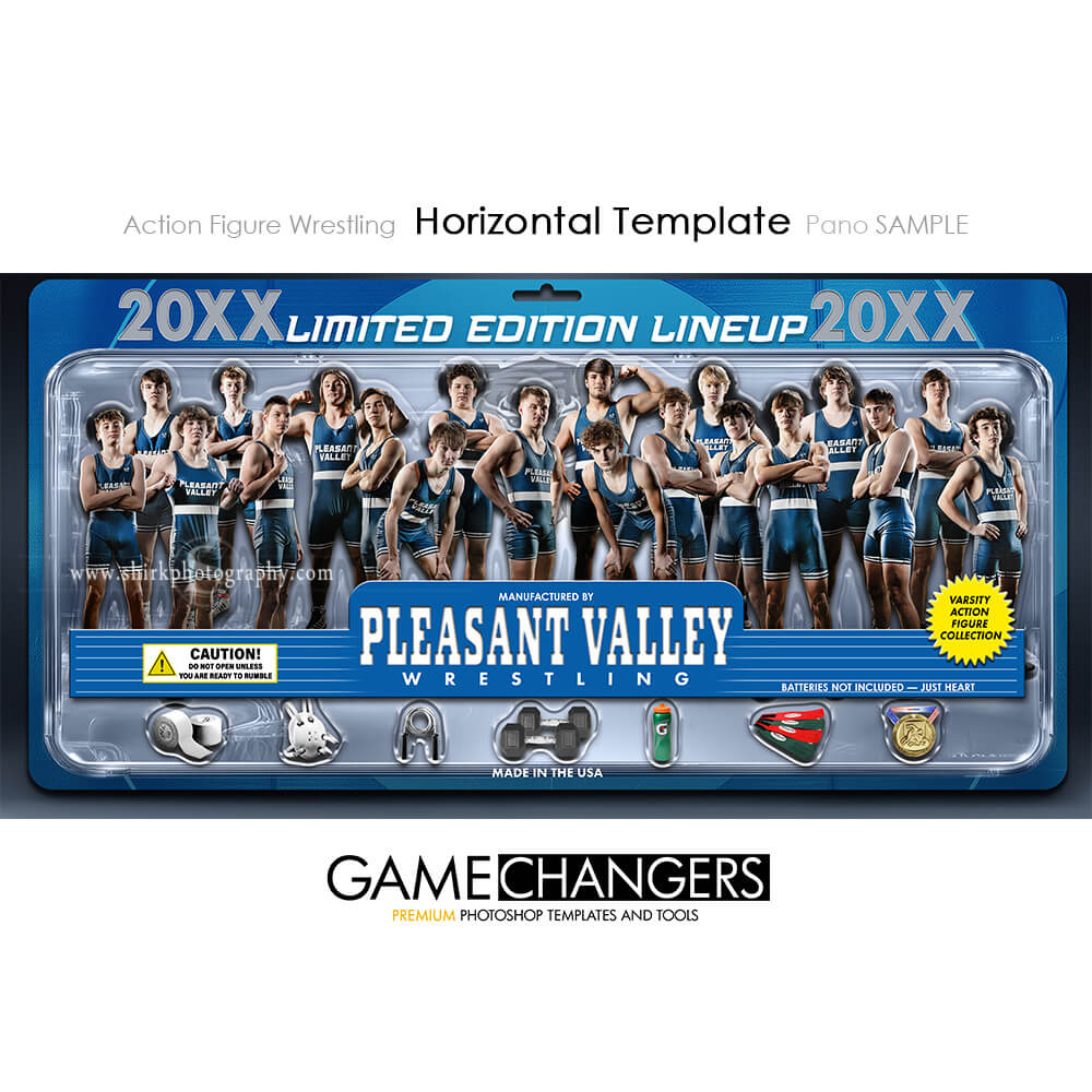 Action Figure Wrestling Photoshop Templates + Tutorials ⋆ Game Changers ...