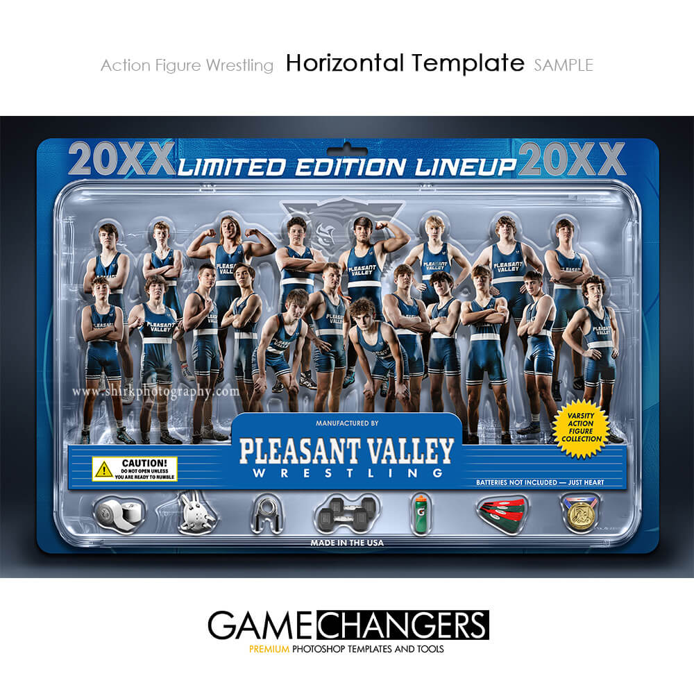 Action Figure Wrestling Photoshop Templates + Tutorials ⋆ Game Changers ...