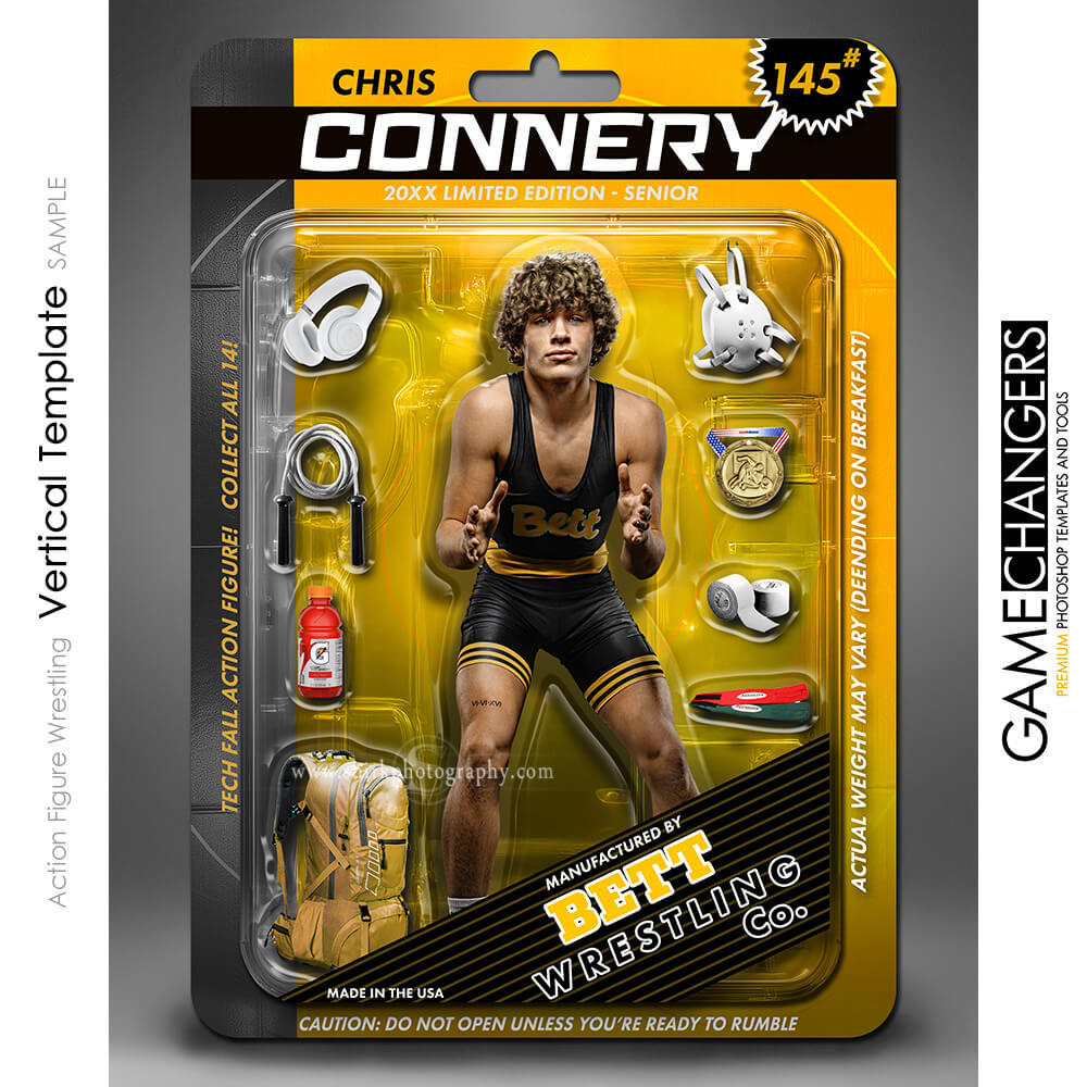 Action Figure Wrestling Photoshop Templates + Tutorials ⋆ Game Changers ...