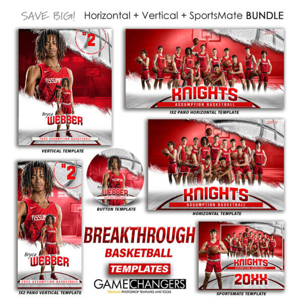 Breakthrough Basketball Photoshop Templates + Tutorials ⋆ Game Changers ...