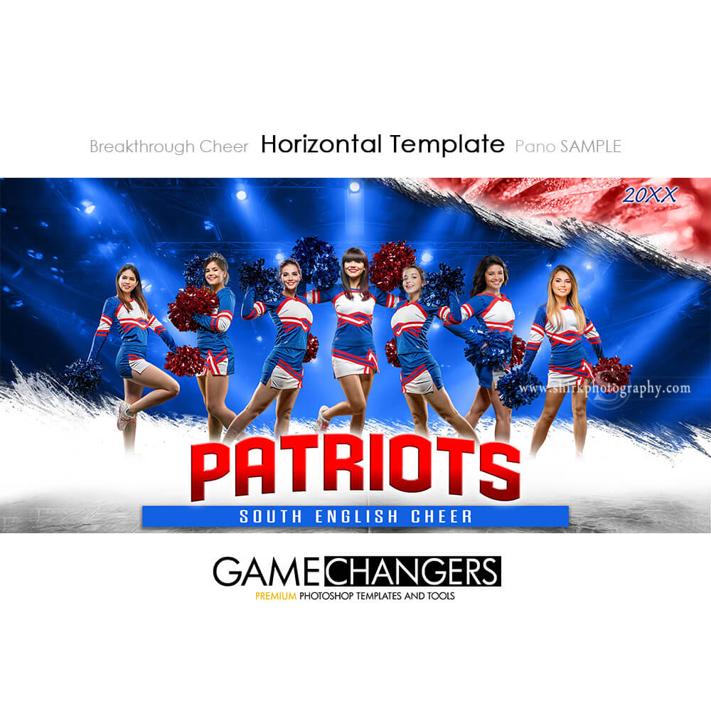 Breakthrough Cheer Photoshop Templates + Tutorials ⋆ Game Changers by ...