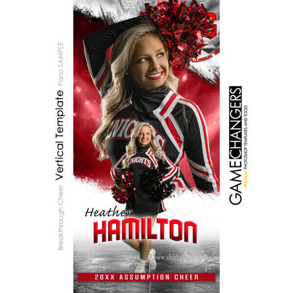 Breakthrough Cheer Photoshop Templates + Tutorials ⋆ Game Changers by ...