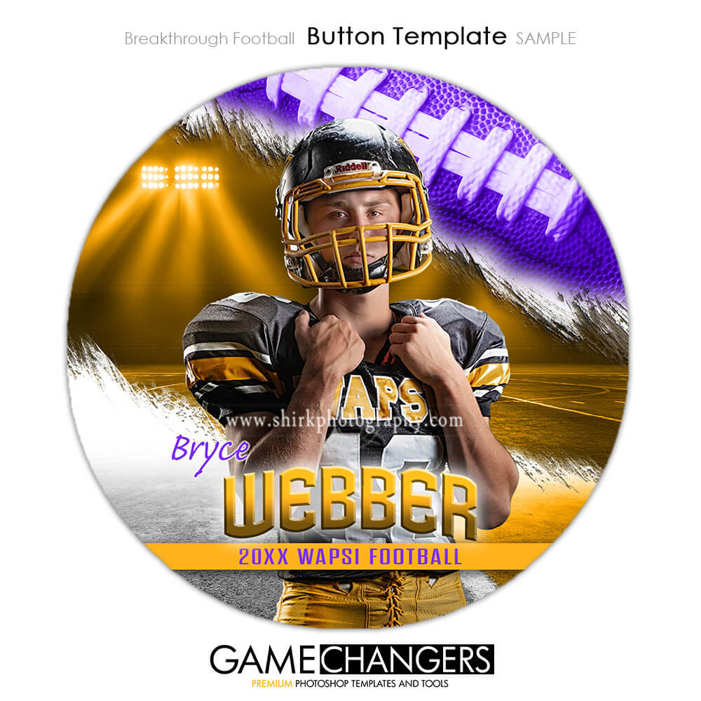Breakthrough Football Photoshop Templates + Tutorials ⋆ Game Changers ...