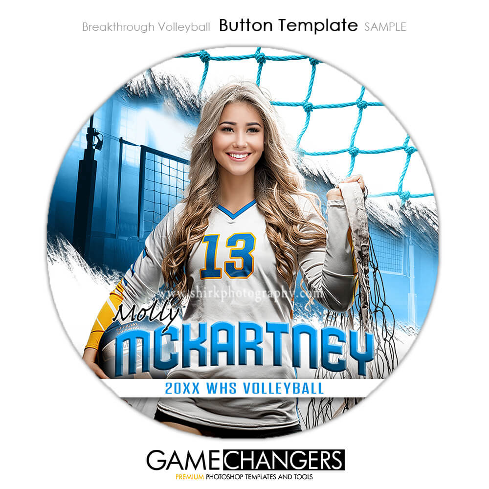 Breakthrough Volleyball Photoshop Templates + Tutorials ⋆ Game Changers ...